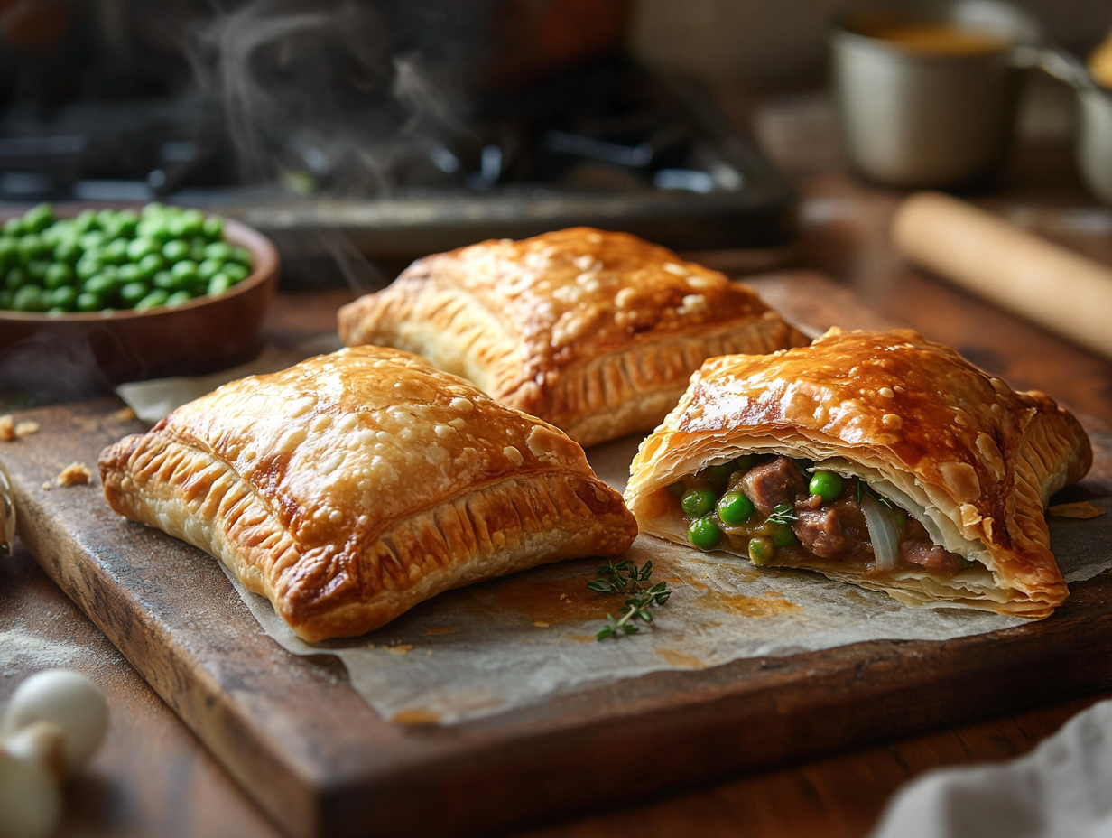 Rustic British Lamb Hand Pies with Fresh Thyme