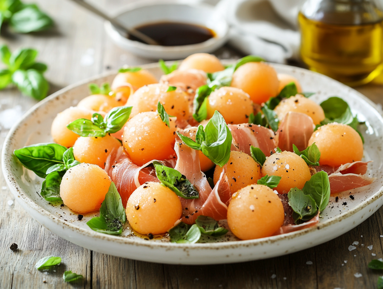 Italian Summer Melon Salad