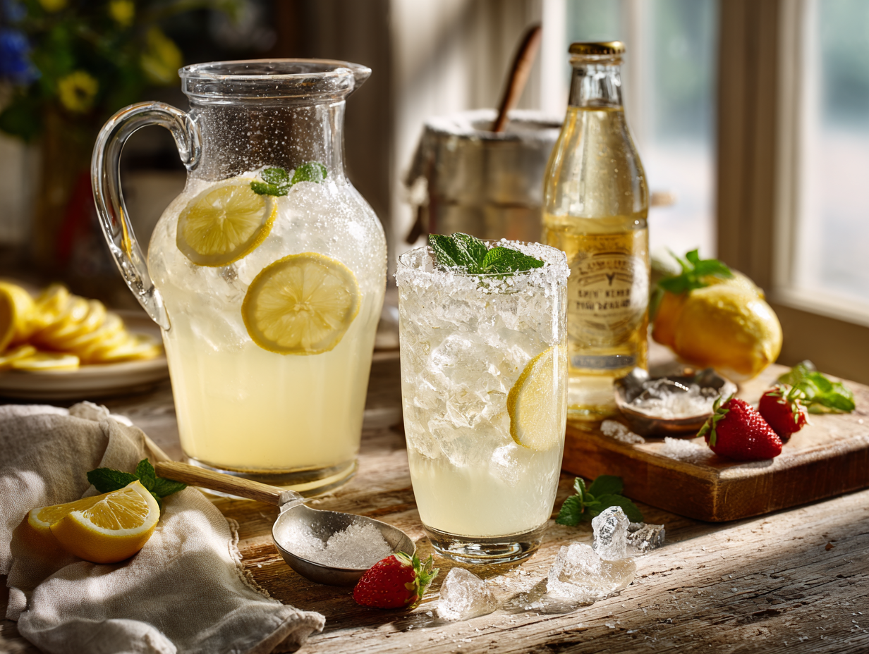 Zesty Syrup Lemonade Recipe