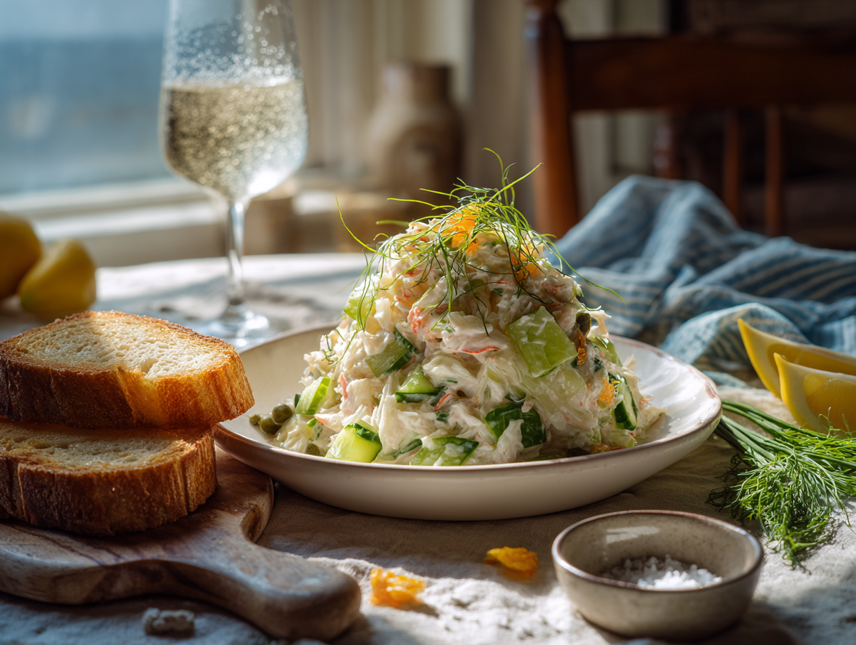 Elegant French Crab Salad