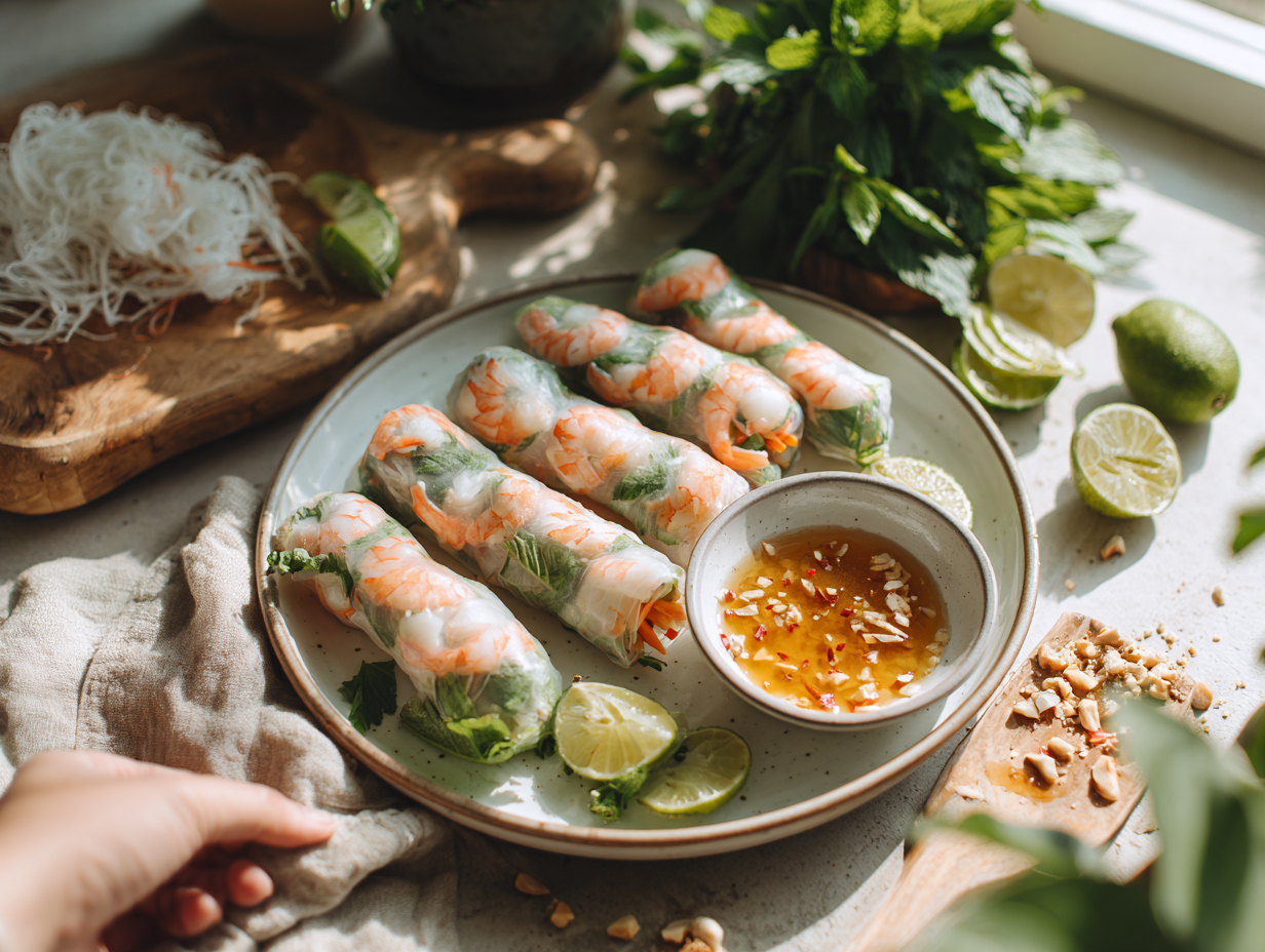 Vietnamese Fresh Spring Rolls