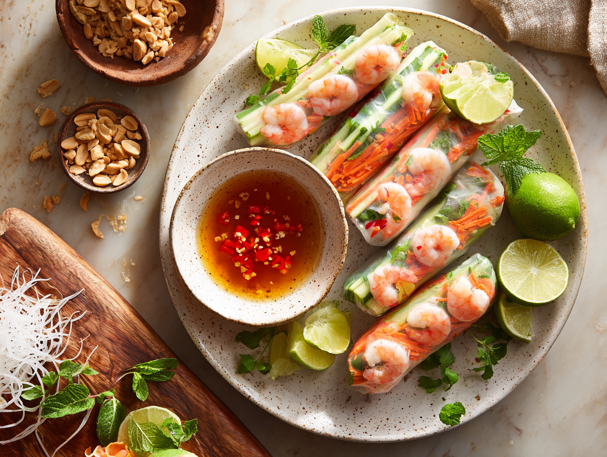 Vietnamese Fresh Spring Rolls